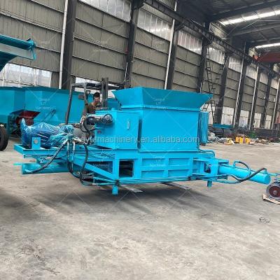 China 80-120 Bales High Capacity Alfalfa Hay Press Block Machine Leaves Straw Compress Baler for sale