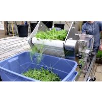 China Convenient Multi Function Automated Microgreens Tray Harvesting Machine with Conveyor Belt for sale