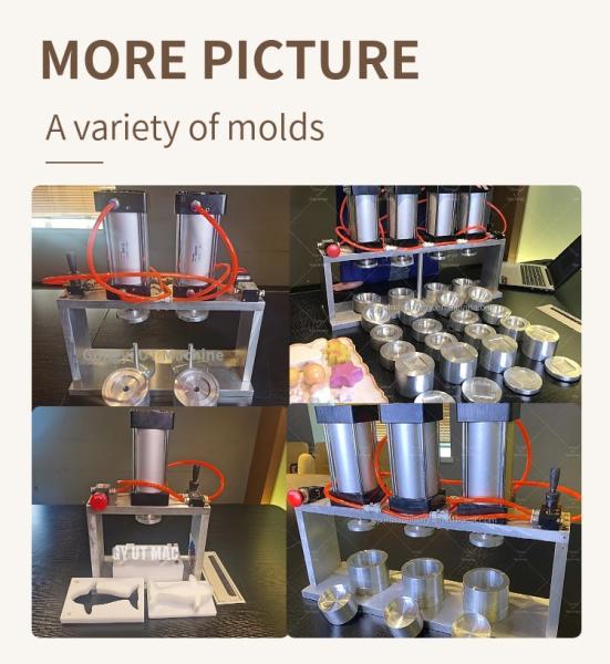 Quality Design Color Bath Bomb Ball Foaming Press Machine for Making Salt Bath Balls for sale
