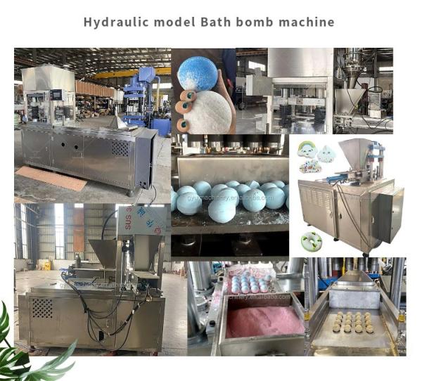 Quality Design Color Bath Bomb Ball Foaming Press Machine for Making Salt Bath Balls for sale