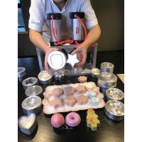 China Industrial Professional Small 2 Piston Bath Bomb Making Machine for Quick Production for sale