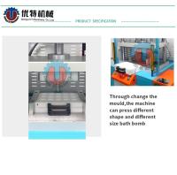 China Fully Automatic Hydraulic Bath Salt Ball Making Machine with Stainless Steel Material for sale
