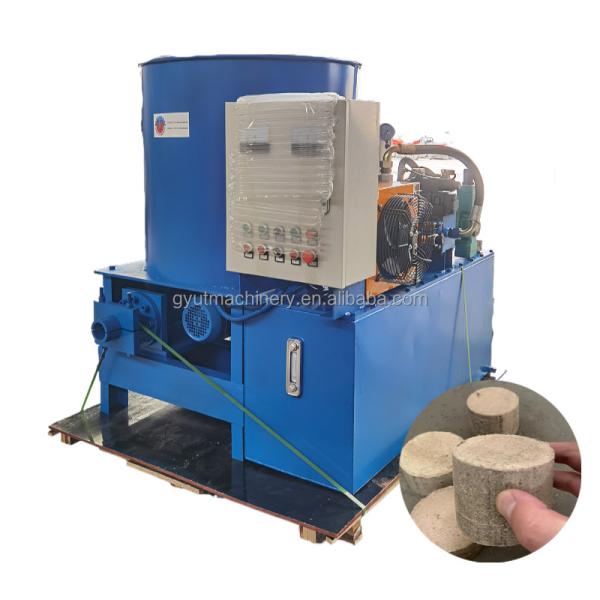 Quality Biomass Wood Piston Press Briquetting Machine for Fuel Bar Rods Round Shape for sale