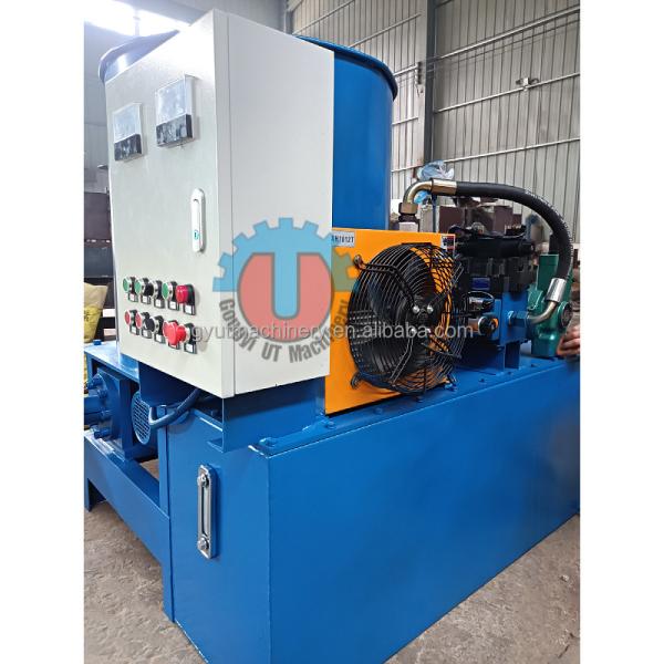 Quality Biomass Wood Piston Press Briquetting Machine for Fuel Bar Rods Round Shape for sale