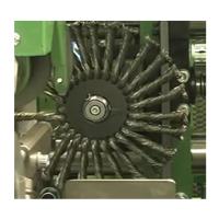 China Threading Function Industrial Cup Brushes Machine for Steel Wire Wheel Brushes Making for sale