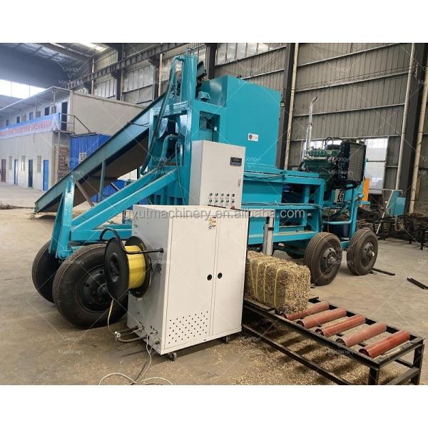 Quality 2024 Automatic Horizontal Hydraulic Straw Hays Silage Grass Baler Machine with for sale