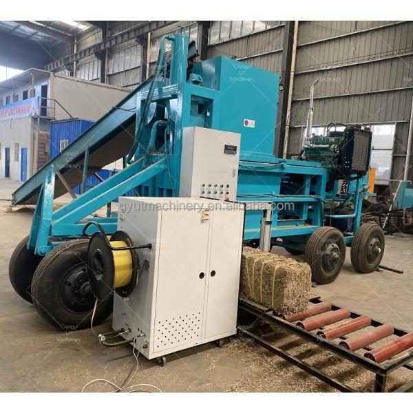 Quality Hydraulic Air-Cooling Baler Machine for Straw Hays Silage Grass Balancing and Bagging for sale