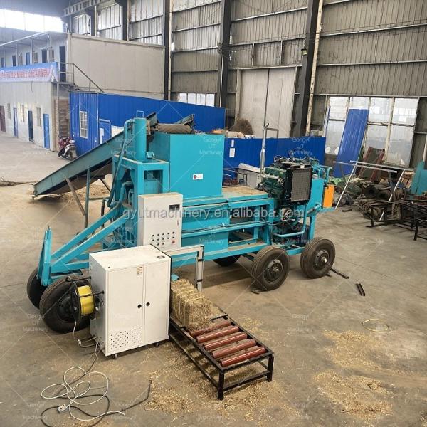 Quality Hydraulic Air-Cooling Baler Machine for Straw Hays Silage Grass Balancing and for sale