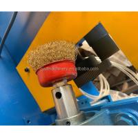 China Threading Function Industrial Cup Brushes Machine for Steel Wire Wheel Brushes Making for sale