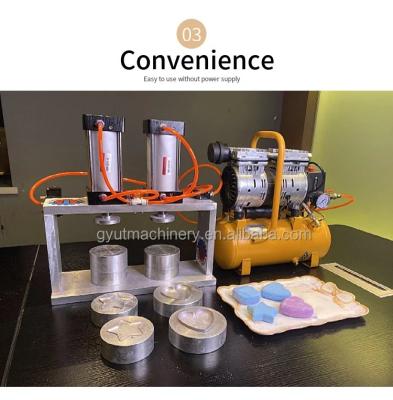 China Children's Bath Bomb Press Machine with Double Press Form and Customized Toy Mold for sale