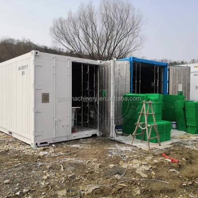 Cina 1500 kg al giorno Contenitore di germogli di mangimi automatici Sistema di coltivazione idroponica di orzo in vendita
