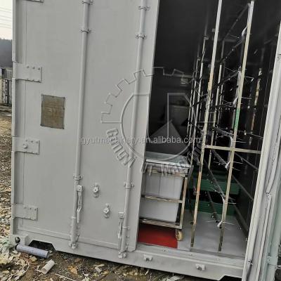 Cina 1500 kg al giorno Contenitore di germogli di mangimi automatici Sistema di coltivazione idroponica di orzo in vendita