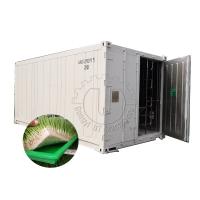 China Fully-Enclosed Hydroponic Container Millet Grass Fodder Sprouting Machine Advantage for sale