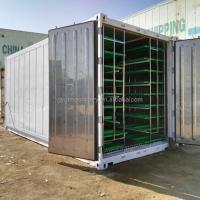 China Fully-Enclosed Hydroponic Container Millet Grass Fodder Sprouting Machine Advantage for sale