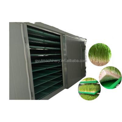 中国 PLC ミュティ層コンテナ型 水育小麦微緑機 生産用 販売のため