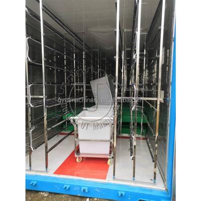 China 4600 * 1400 * 1700mm Container Type LED Grow Light and Performance for Fodder Farming for sale