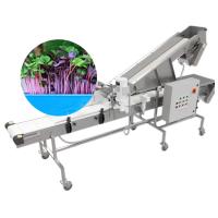 China Quick Cut Green Harvester Cutting Machine for Microgreens Driven by Gear for sale
