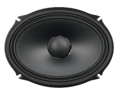 China 6*8"midrange neodymium speaker MG68S,1.5'' voice coil, 4 ohms,125W, freq. response: 125-10kHz, Sensitivity: 92.3dB for sale