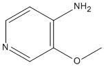 China 4- Amino -3- Methoxypyridine Amine Chemical Structure CAS 52334-90-4 H-NMR Identification for sale