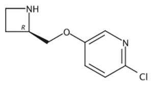 China CAS 198283-73-7 Chemical Raw Materials Pyridine, 5-​[(2R)​-​2- ​Azetidinylmethoxy ]​-​2-​ Chloro - for sale