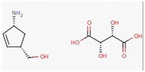 China CAS 229177-52-0 Pharmaceutical Intermediates (1S-Cis)-4- Amino -2- Cyclopentene -1- Methanol D- Hydrogen Tatrate for sale
