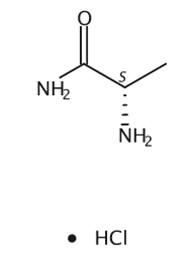 China (2S)-2- Aminopropanamide Hydrochloride Organic Amino Acids CAS 33208-99-0 H-NMR for sale