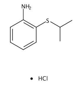 China 2-Isopropylthioaniline hydrochloride;Intermediate of Ceritinib and Ceritinib dihydrochloride;CAS 861343-73-9 for sale