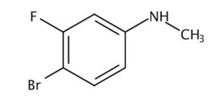 China 4-Bromo-3-fluoro-N-methylbenzenamine ;Benzene Ring Compounds ;CAS  1233513-02-4 for sale