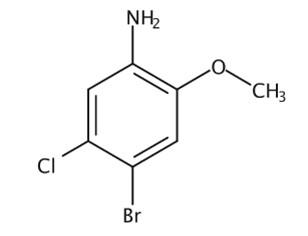 China 4-Bromo-3-chloro-6-methoxyaniline ;Benzene Ring Compounds; CAS    102170-53-6 for sale
