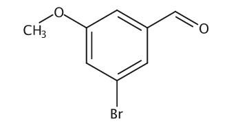 China 3- Bromo -5- Methoxybenzaldehyde Benzene Chemical Structure CAS 262450-65-7 High Pure for sale