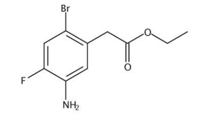 China Ethyl 2-(5-amino-2-bromo-4-fluorophenyl)acetate ;Carboxylic Acid Ester;CAS    1442471-26-2 for sale