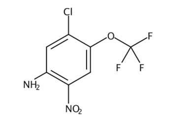 China CAS 914637-23-3 Amine Chemical Structure 5- Chloro -2- Nitro -4-( Trifluoromethoxy ) Benzenamine for sale