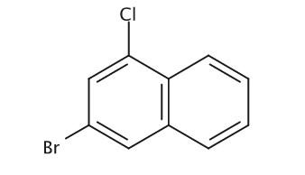 China 3- Bromo-1- Chloronaphthalene Heterocyclic Organic Compounds CAS 25956-47-6 60°C Melting Point for sale