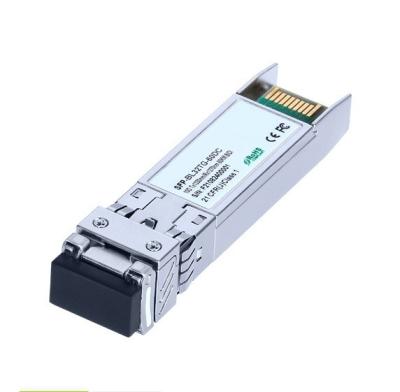China Transceptor de fibra óptica 10G SFP+ BIDI Tx1330nmRx1270nm 60km à venda