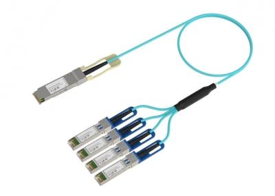 China 100G AOC Active Optical Cable QSFP Low Power Consumption RoHS-6 Compliant for sale