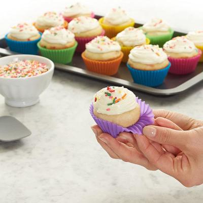 中国 新しい再利用可能なカップケーキ シリコン模具 粘りしない 清潔 販売のため