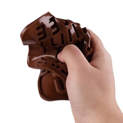 China Non Stick 3D Silicone Mold Candle Chocolate Silicone Mold Food Grade for sale
