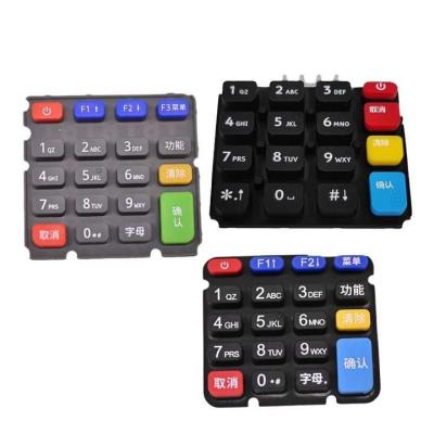 China Máquina de colocação de teclado de silicone Partes de borracha e partes de plástico personalizadas à venda