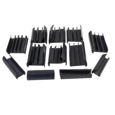 中国 高性能効率のためのカスタマイズされたブラックシリコンゴム部品 販売のため