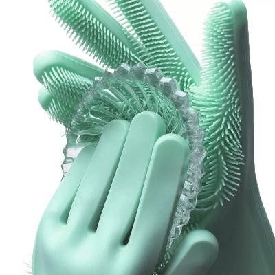 Cina Strumenti da cucina per il lavaggio dei piatti Accesori per la casa Guanti per la pulizia in silicone in vendita