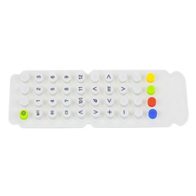 China teclado de borracha de silicone industrial com luz LED opcional for sale