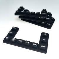 China Silicone Rubber Keypad With Backlight Customized Logo for sale