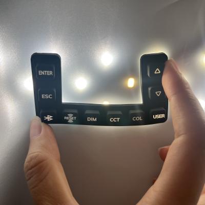 중국 백라이트가 있는 실리콘 고무 키보드 판매용