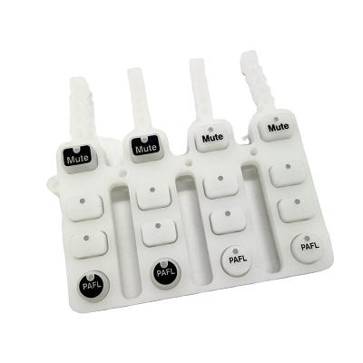 中国 オーダーメイドモールドスプレー 油感 シリコンキー ゴムキーボード 販売のため