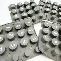 China Electronic Remote Control Molding Processing Conductive Carbon Pellet Silicone Rubber Keyboard Button for sale