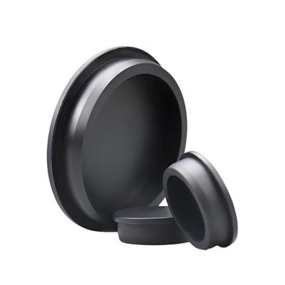 中国 黒いシリコンゴムプラグとエンドキャップのカスタマイズされたシリコンゴムアクセサリー 販売のため