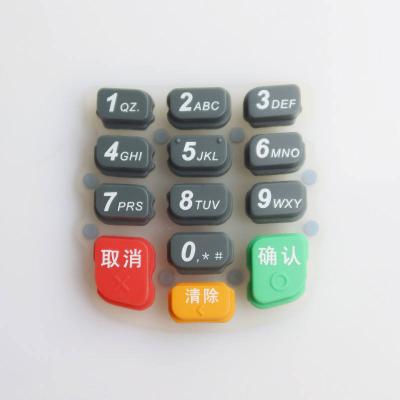 China Silicone Keyboard Rubber Keyboard Replacement With Conductive Carbon Particles That Can Conduct Electricity for sale