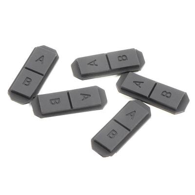 China Customized Silicone Button Solution Silicone Rubber Printing Button for sale