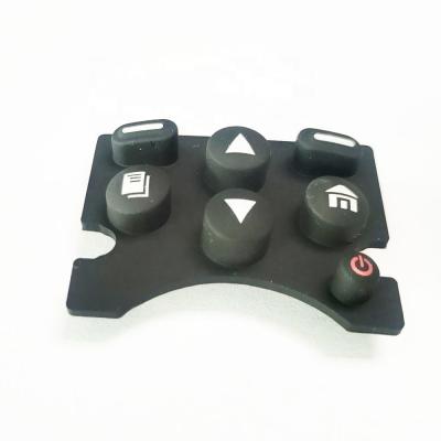 중국 맞춤형 가전 리모컨 실리콘 키보드 백 고무 몰딩 절단 가공 판매용