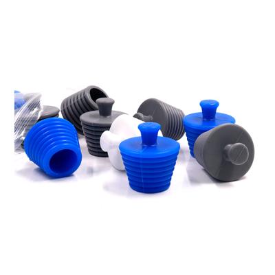 China Customized Waterproof Food Grade Colored Silicone Sealing Plug for sale